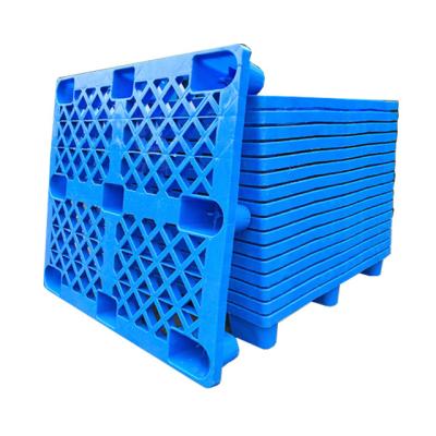 China Nine Feet Flat Shape Plastic Shipping Euro Pallet 1100x1100x140mm 6kg for sale