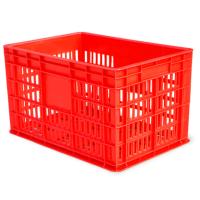 China Customized Color Multi-colorful Plastic Turnover Basket for Vegetable and Fruit for sale
