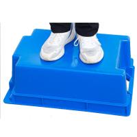China Customized Logo HDPE Collapsible Plastic Foldable Transport Egg Crate Moving Tote Box Container for sale