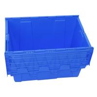China Wholesale Solid Style Stackable Plastic Crate 600x400mm Foldable Storage Box 40L-60L for sale