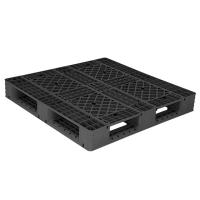 China HDPE Heavy Duty Plastic Pallet 1100x1100mm 2T Static Load Customizable for Warehouse for sale
