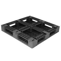 China HDPE Heavy Duty Plastic Pallet 1100x1100mm 2T Static Load Customizable for Warehouse for sale