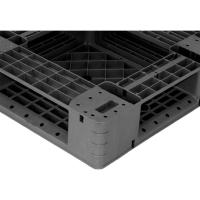China HDPE Heavy Duty Plastic Pallet 1100x1100mm 2T Static Load Customizable for Warehouse for sale
