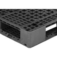 China HDPE Heavy Duty Plastic Pallet 1100x1100mm 2T Static Load Customizable for Warehouse for sale