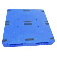 China Hot Sale Custom Solid Flat  Single Sided Euro Pallet Chinese Single Faced Plastic Logistics Storage Equipment for sale
