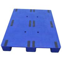 China Recyclable HDPE Euro Pallet Single Faced 1200x800mm 4T Static Load for Industrial Use for sale