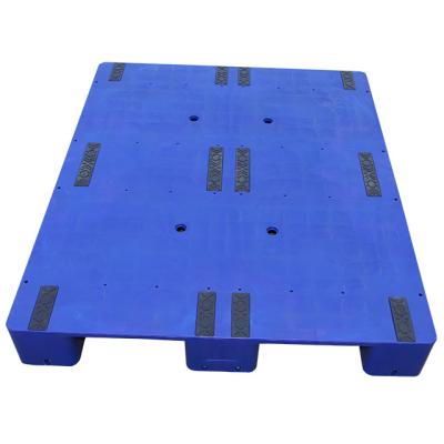 China Recyclable HDPE Euro Pallet Single Faced 1200x800mm 4T Static Load for Industrial Use for sale
