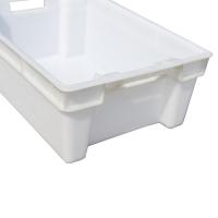 China Custom HDPE Stackable Plastic Crate 600x400mm for Turnover Nesting Packaging for sale