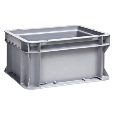 China HDPE Plastic Turnover Box 300x200x148mm for Catering Storage Custom Logo for sale