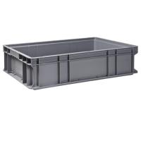 China HDPE Plastic Turnover Box 300x200x148mm for Catering Storage Custom Logo for sale