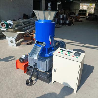 China 30kw Flat Die Pellet Machine For Wood Pellet Making Equipment 900kg for sale