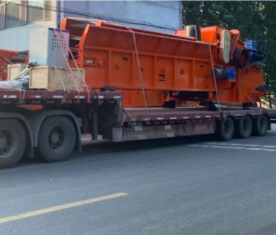 China 450*700mm Feeding Size Wood Chipping Machine Industrial Drum Type Wood Chipper for sale