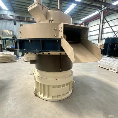 China Wood Pellet Machine High Capacity 1.2-1.8T/H Vertical Ring Die Biomass Pellet Mill for Industrial Commercial Use for sale