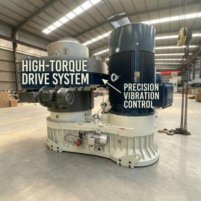 China Automatic Centralized Grease Lubrication System Wood Pellet Making Machine For Continuous 24/7 Industrial Operation for sale