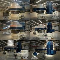China Alloy Steel Heavy Duty Roller Ring Die Wood Pellet Mill With Tungsten Carbide Coating Extended Service Life for sale