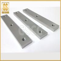 China Tungsten Carbide Cutting Tips with Screw Thread Hole for Plastic Paper Aluminum 92 HRA for sale