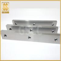 China Tungsten Carbide Cutting Tips with Screw Thread Hole for Plastic Paper Aluminum 92 HRA for sale