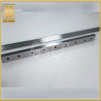 China Tungsten Carbide Pelletizer Blade 400mm 9 Thread Holes YG15 KG7 Fine Sharpening for sale