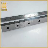 China Tungsten Carbide Pelletizer Blade 400mm 9 Thread Holes YG15 KG7 Fine Sharpening for sale