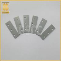 China Three Holes Carbide Scraper Blade Rectangle 50x12x1.5mm Good Toughness Cutting for sale