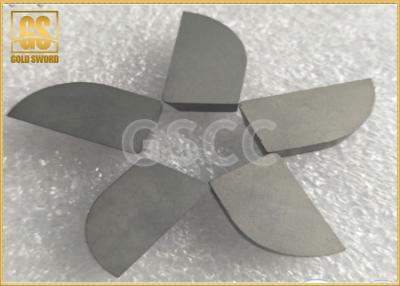 China Tungsten Carbide Brazed Tips YW1 for Coal Drilling Long Life Span 91.6 HRA for sale