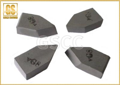 China Tungsten Carbide Brazed Tips P10 P20 P30 ISO Grade Cutting Tool Inserts 92 HRA for sale
