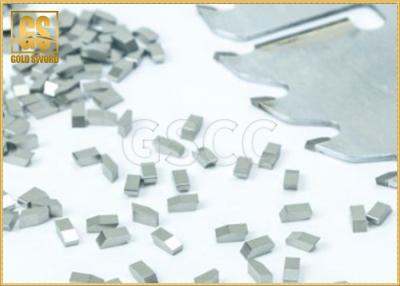 China Multipurpose Tungsten Carbide Saw Tips P10 ISO Grade 91.5 HRA 1600 N/mm2 for sale