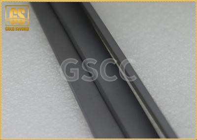 China Virgin Raw Material Rectangular Carbide Blanks / Grey Flat  Wear Strips for sale