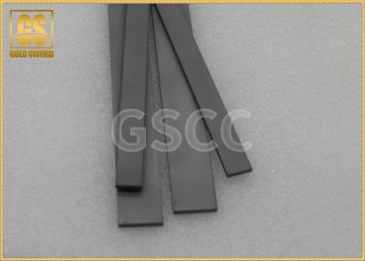 China Super Hard Square Carbide Blanks Grey Flat Wear Strips 400mm Length Width 2mm Thickness for sale