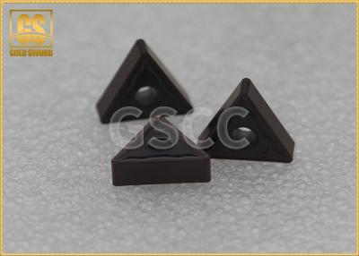 China Hard Steel Triangle Carbide Inserts , Hardbess Tungsten Carbide Tool Inserts for sale