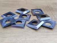China Tungsten Carbide Abandoned Blade 14x14x2.0mm 30 Degree for Woodworking Spiral Planer for sale