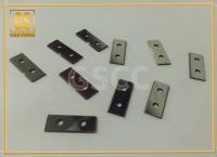 China Double Holes Carbide Scraper Blade Rectangle Shaped Good Toughness for sale