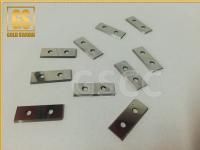 China Double Holes Carbide Scraper Blade Rectangle Shaped Good Toughness for sale