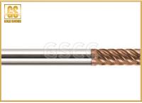 China 100% Virgin Solid Carbide End Mill HRC45 Hardness Corrosion Resistance for sale