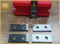 China Double Holes Tungsten Carbide Scraper Blade Indexable Insert Tip For Woodworking for sale