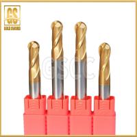 China 2 Flute Solid Carbide Ball End Mill Cutter For Stainless Steel for sale
