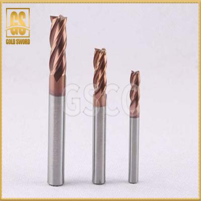 China 4 Flute Unequal Helix Solid Carbide End Mill 6mm Ceramic Milling Cutter for High Feed for sale