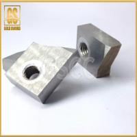 China Customized Tungsten Steel Blade Non Standard Special Shaped With Hole Hard Alloy Wear Resistant 80 HRC for sale