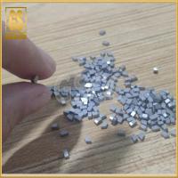 China Tungsten Carbide Saw Tips YG3 YG6X YG6 YW1 13 g/cm3 Density 90.6 HRA for Wood Metal Cutting for sale