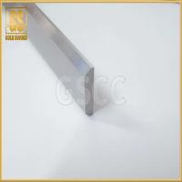 China Solid pressure Sintered Solid Tungsten Carbide Strips Medium Grain Size Easy Storage，1000*70*10 super long strip carbide for sale