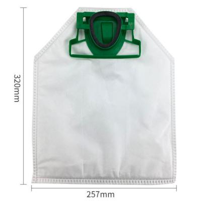 China Vorwerk Kobold VK200 Green Collar 32*25.7cm Replacement Vacuum Cleaner Dust Bags for sale