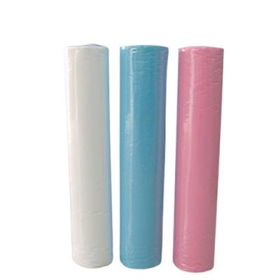 China Salon Hotel Plain Dyed 300TC Disposable Bed Cover Roll for sale
