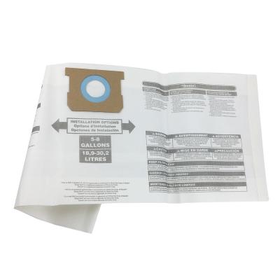 China Vac 5-8 Gallon Vacuum Cleaner Paper Bags Type E - 9066100 90661 906-61 for sale