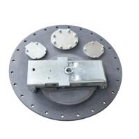 China Heavy duty truck parts  steel   and aluminium in fuel tank truck manhole cover for sale
