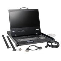 China 16-port Stackable KVM Switch with Dell's LCD Monitor and Keyboard Enhanced Efficiency for sale