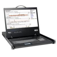 China 16-port Stackable KVM Switch with Dell's LCD Monitor and Keyboard Enhanced Efficiency for sale
