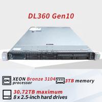 China Private Mold NO HPE ProLiant DL360G10 SFF Server 1U Rack Original with 4108 Used Stock for sale