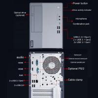 China T100C Tower Server Computer Intel Desktop CPU i5-10400 6 core 8GB Memory 1T Stock for sale
