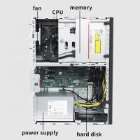 China T100C Tower Server Computer Intel Desktop CPU i5-10400 6 core 8GB Memory 1T Stock for sale