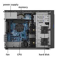 China Intel Xeon E-2100/2200 Processor Main Frequency 2.1GHz ThinkSystem ST258 Tower Server for sale